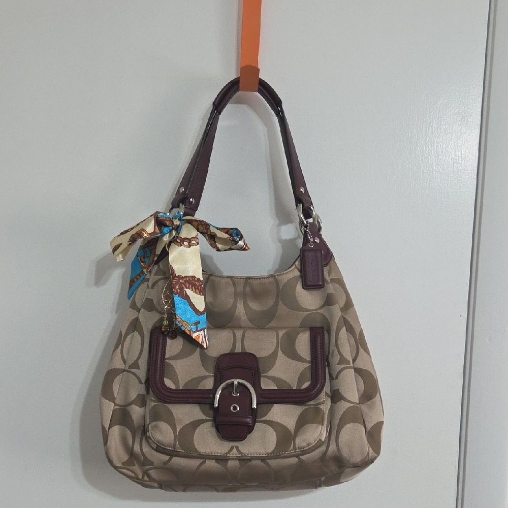 Coach Signature Campbell Hobo Bag - Gem